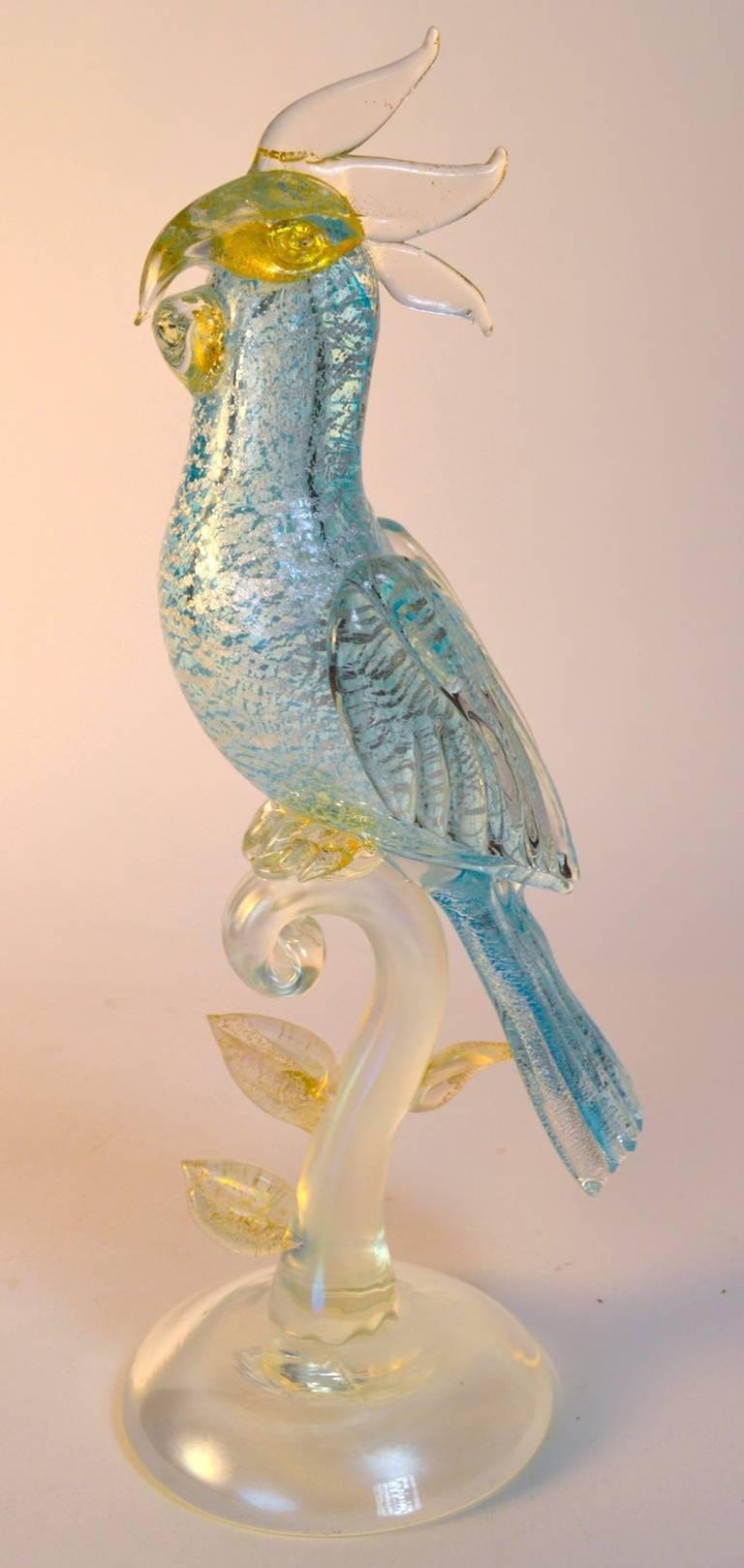 Murano Bird Attributed to Seguso at 1stDibs