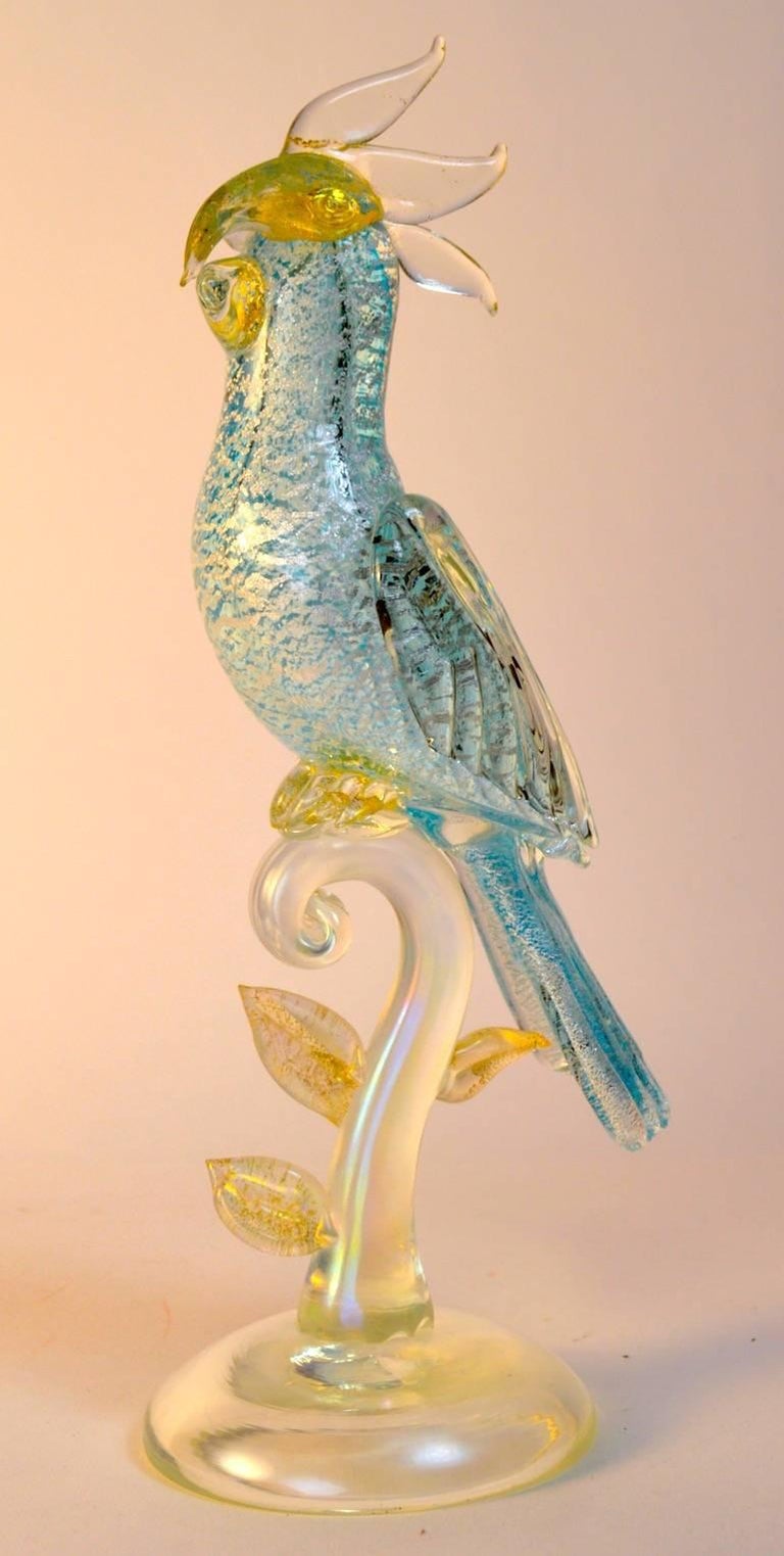 Murano Bird Attributed to Seguso at 1stDibs