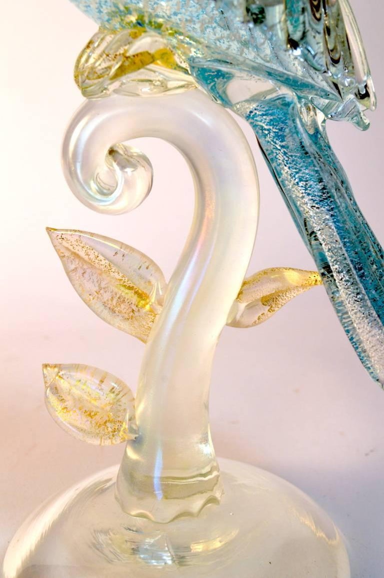 Murano Bird Attributed to Seguso at 1stDibs