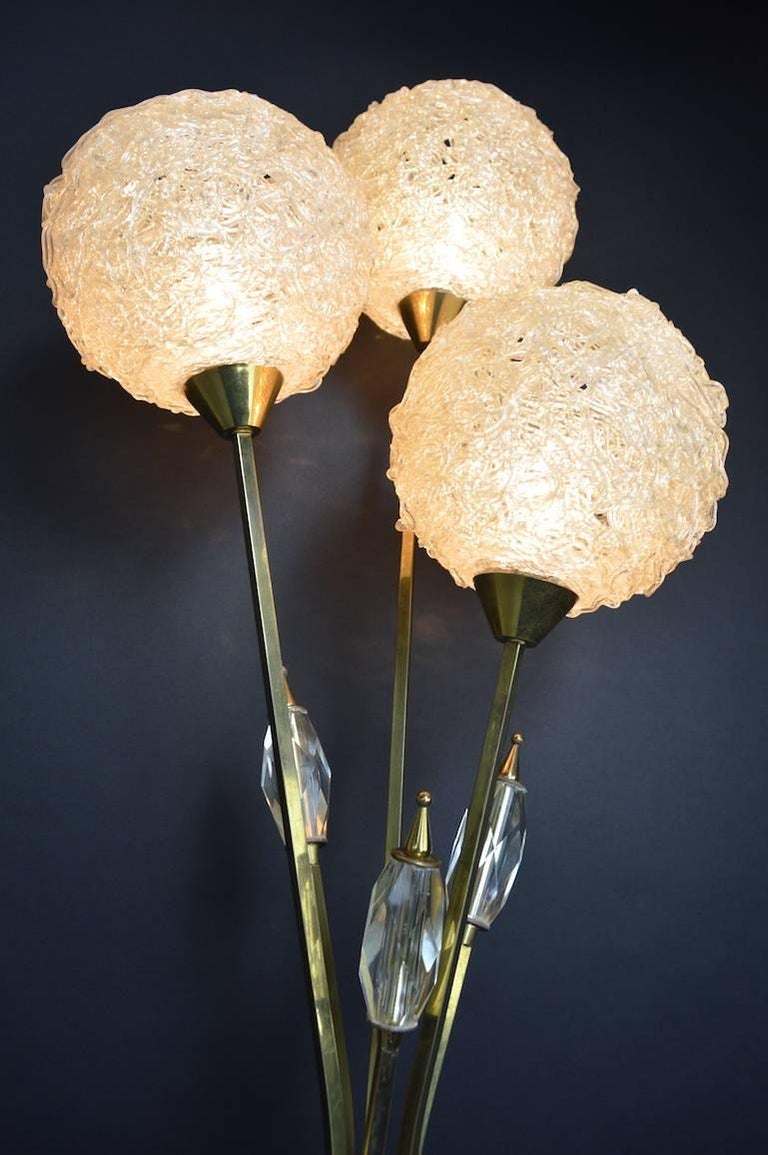 Mid Century Spaghetti Lucite Lamp at 1stDibs