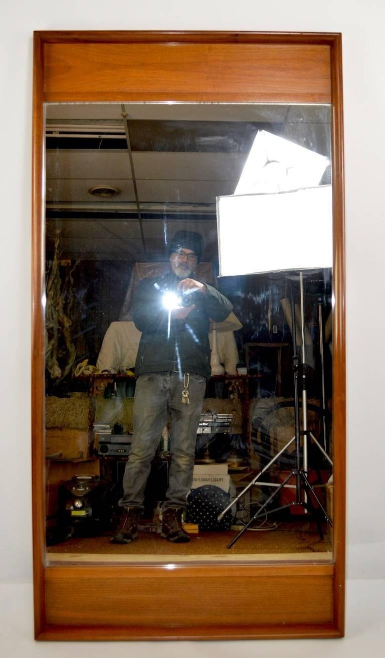 Large Midcentury Mirror at 1stDibs