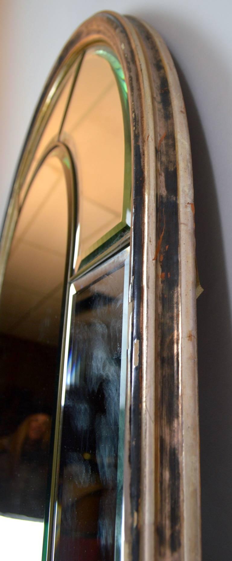 Cathedral Mirror with Silver Gilt Frame Made in Italy at 1stDibs ...
