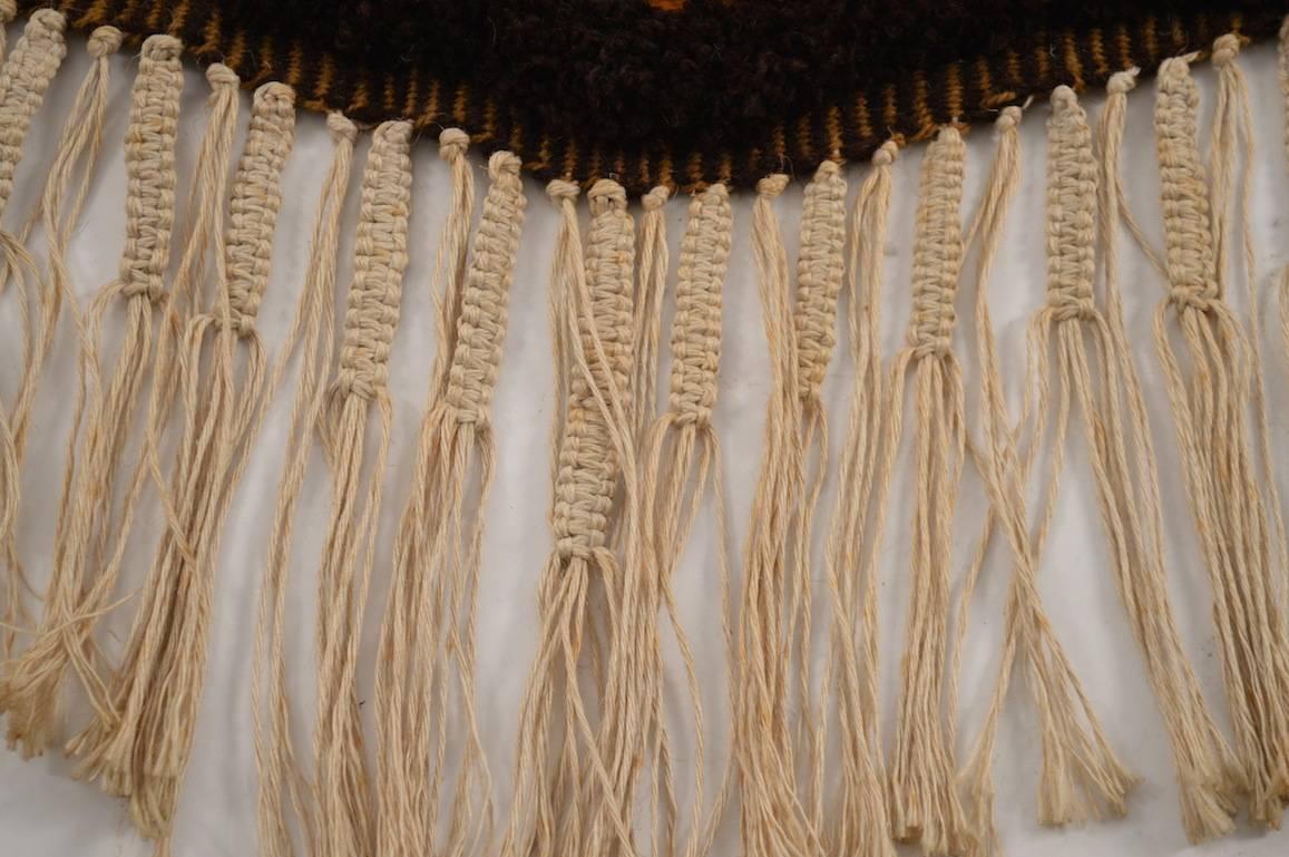 Abstract Macrame Wall Hanging, circa 1970 at 1stDibs