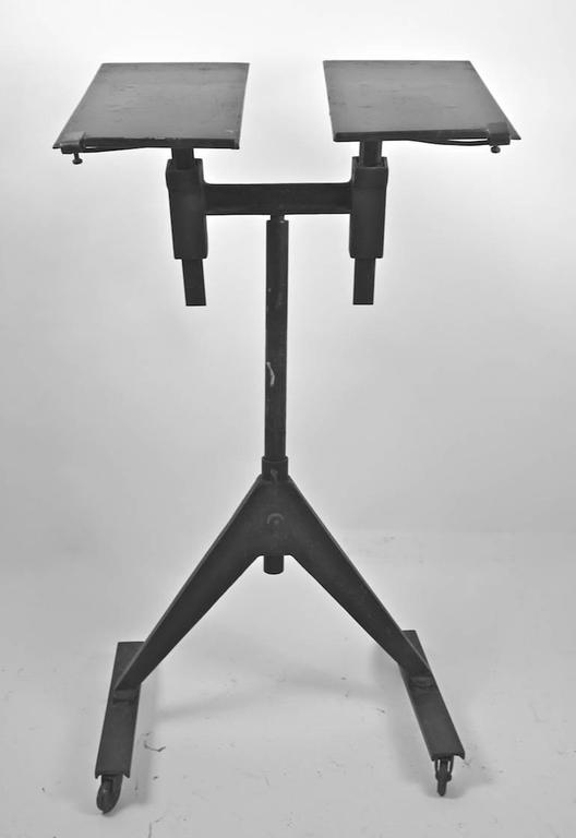 Industrial Lectern, Book Stand, Maitre D Stand at 1stDibs