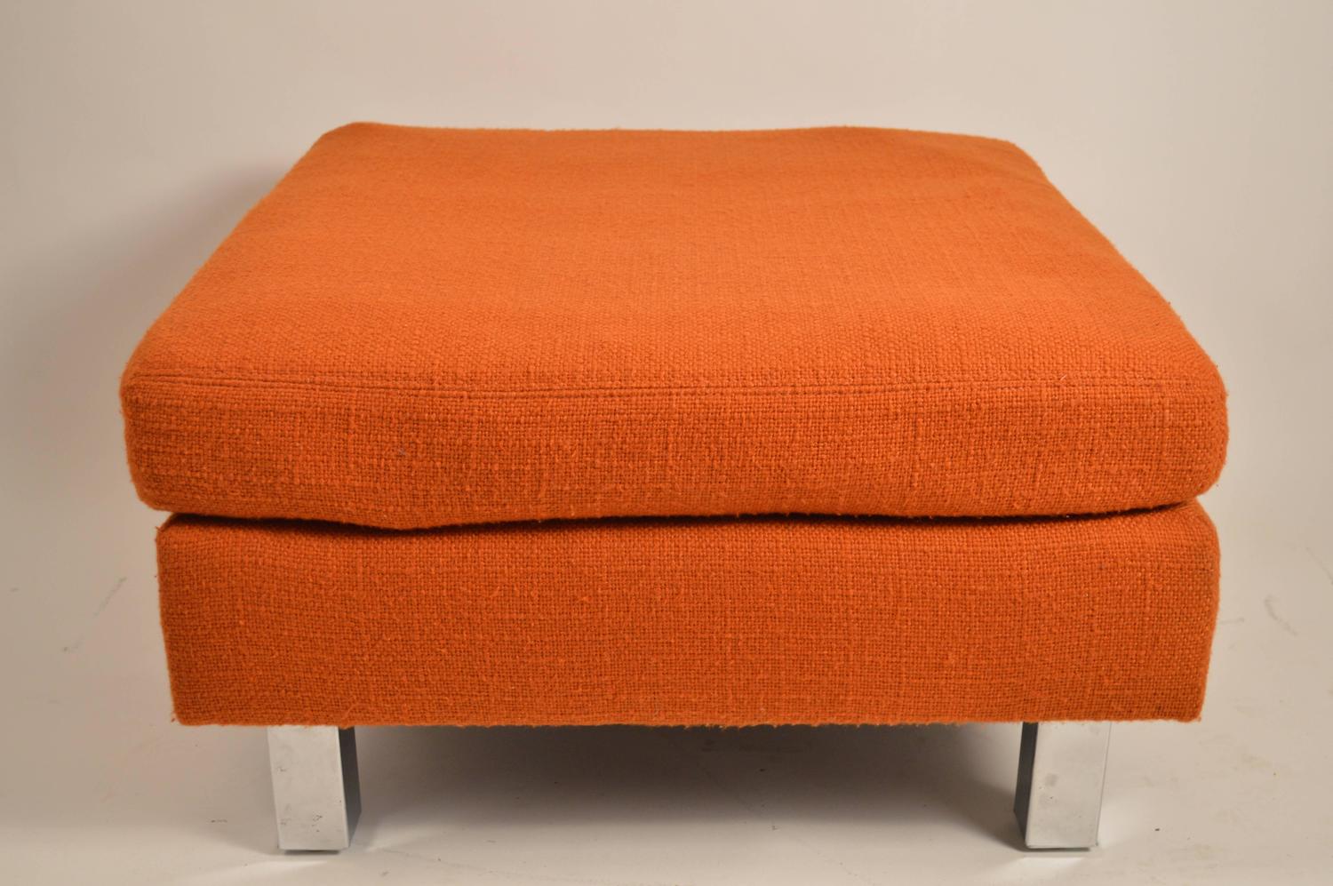 Set of Three "Contempo" Ottomans, Benches, Footrests, Poufs For Sale at ...