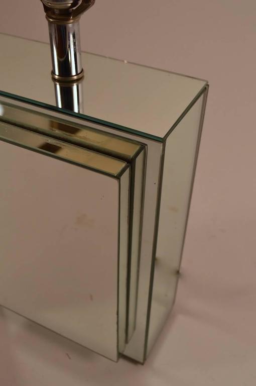 Pair of Mirrored Table Lamps at 1stDibs