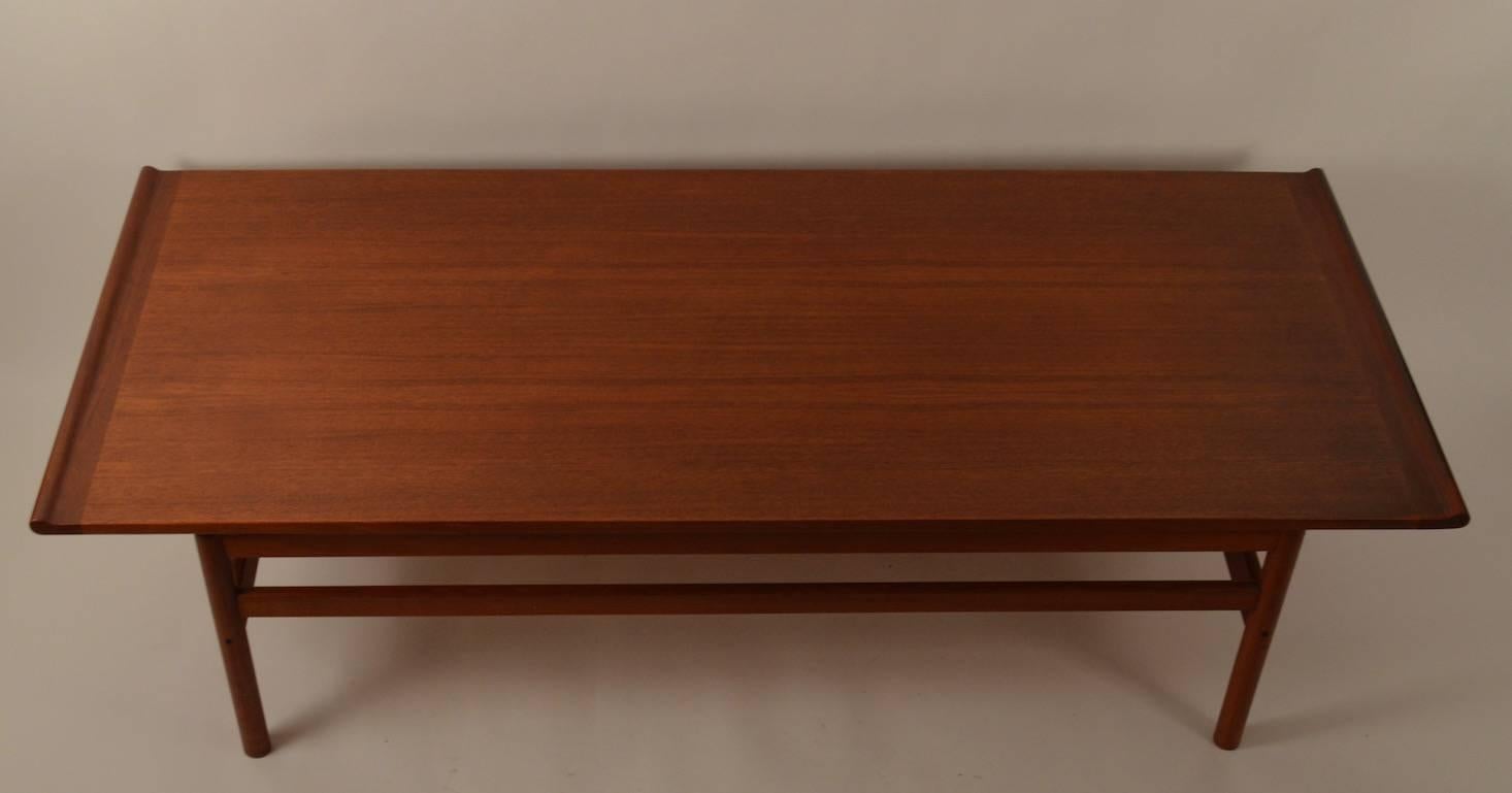 Large Architectural Teak Coffee Table by Brode Blindheim at 1stDibs ...