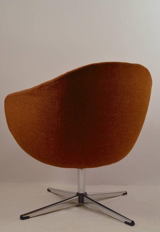 Pair of Swedish Overman Swivel Pod Chairs, Need Reupholstery at 1stDibs ...