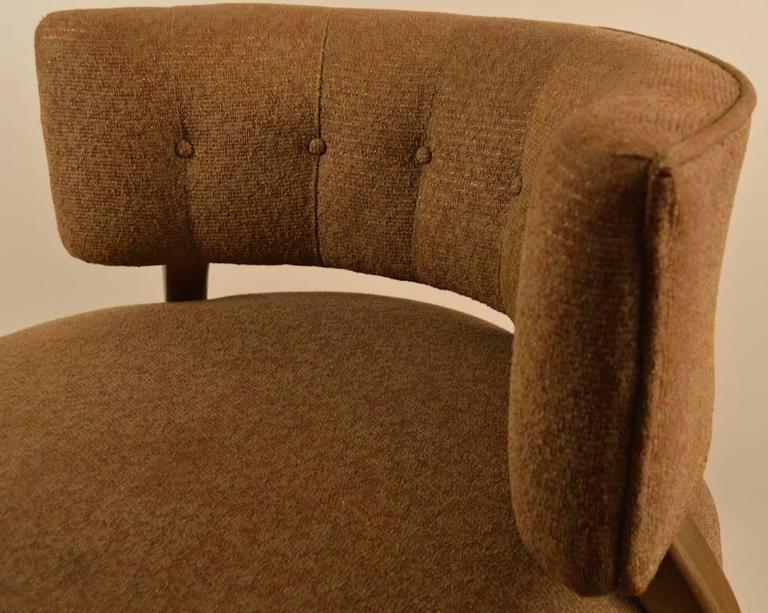 Round Mid-Century Lounge Chair at 1stDibs