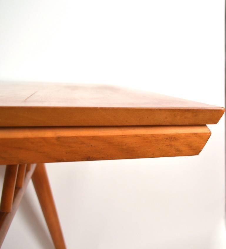Large Russel Wright for Conant Ball Dining Table For Sale at 1stdibs