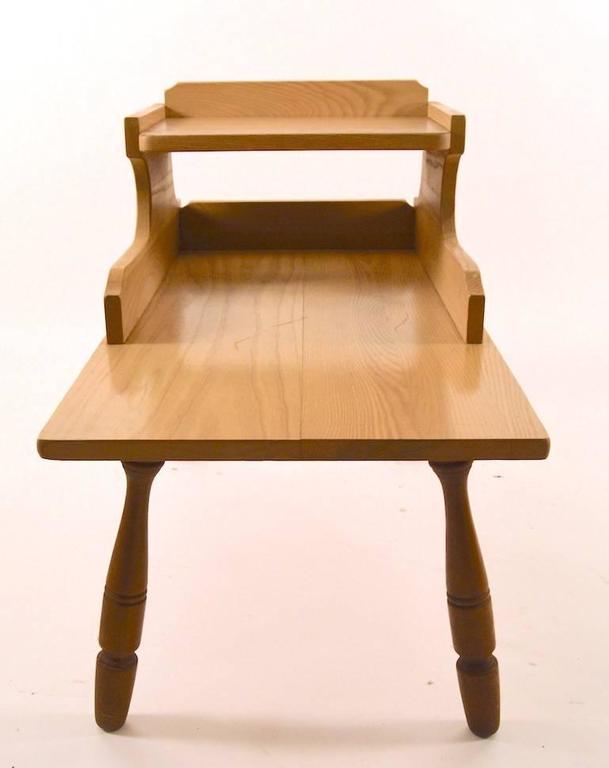 Pair of Nautical Theme Step End Tables For Sale at 1stDibs