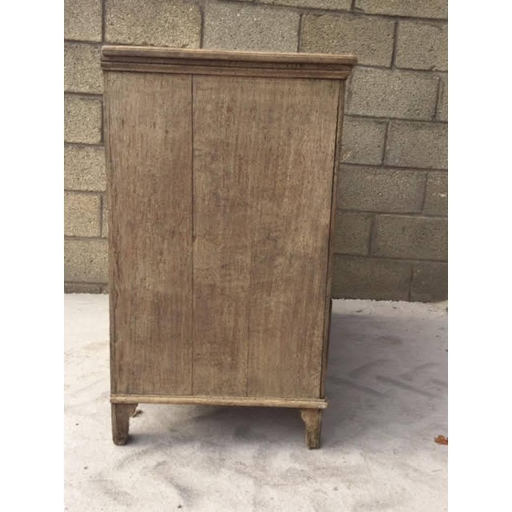19th Century French Louis XVI Style Bleached Oak Chest of Drawers at ...