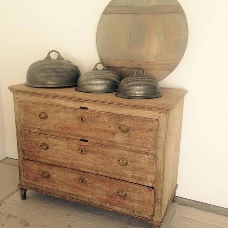 19th Century French Louis XVI Style Bleached Oak Chest of Drawers at ...