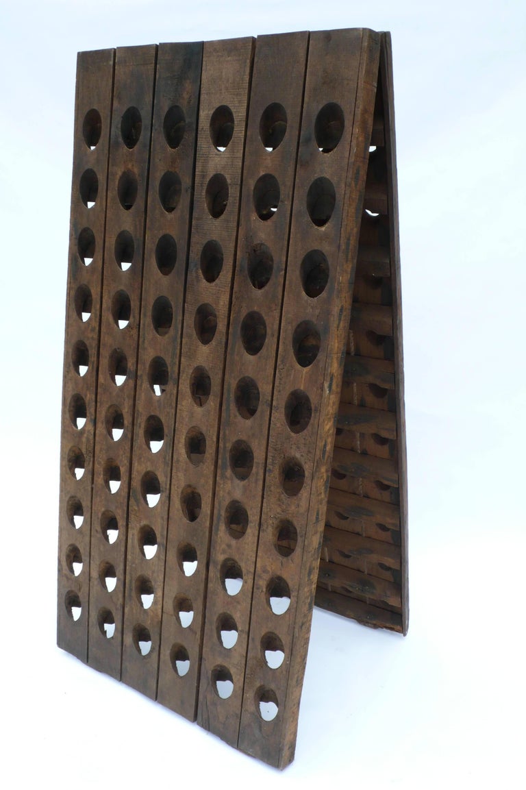 French Champagne or Wine Storage Rack at 1stDibs