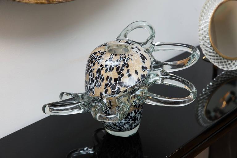 Vase by Mihai Topescu, Romania, circa 1990, Studio Glass For Sale at ...