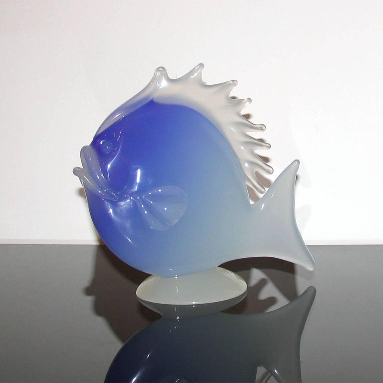 Archimede Seguso Murano Glass Fish Italy, 1960s at 1stDibs