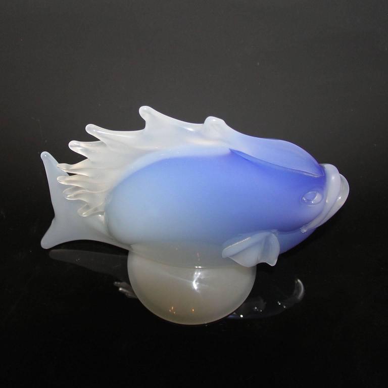 Archimede Seguso Murano Glass Fish Italy, 1960s at 1stDibs