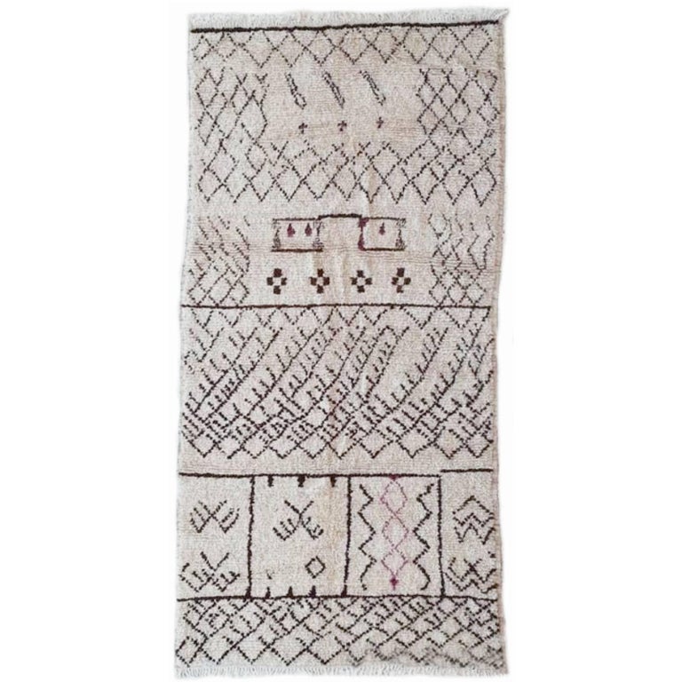 Tribal North African Berber Rug at 1stDibs
