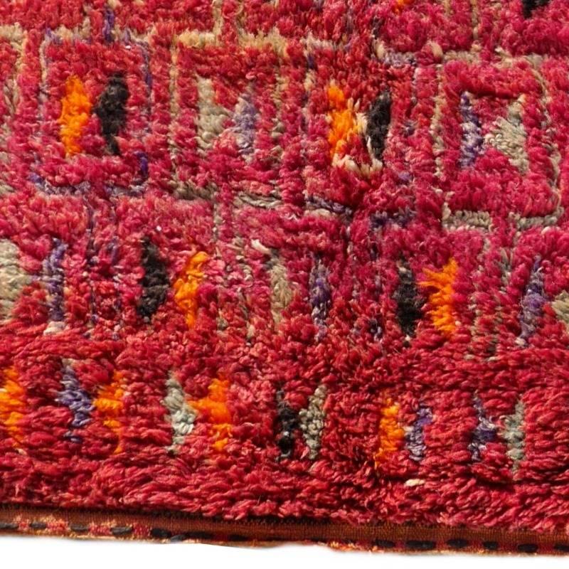 Vintage Moroccan Berber Rug Beni Mguild Tribe at 1stDibs