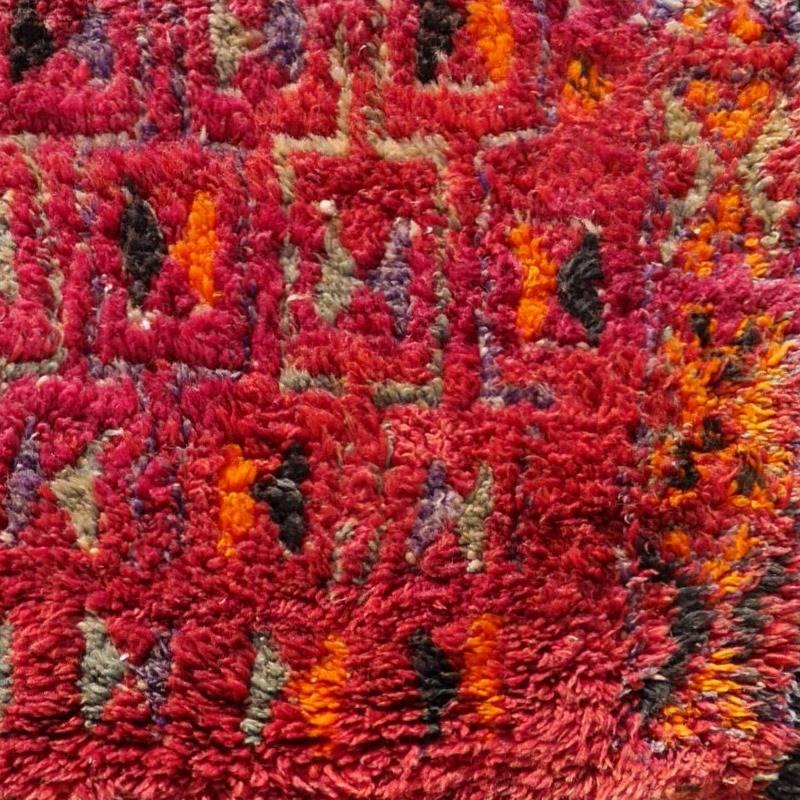 Vintage Moroccan Berber Rug Beni Mguild Tribe at 1stDibs