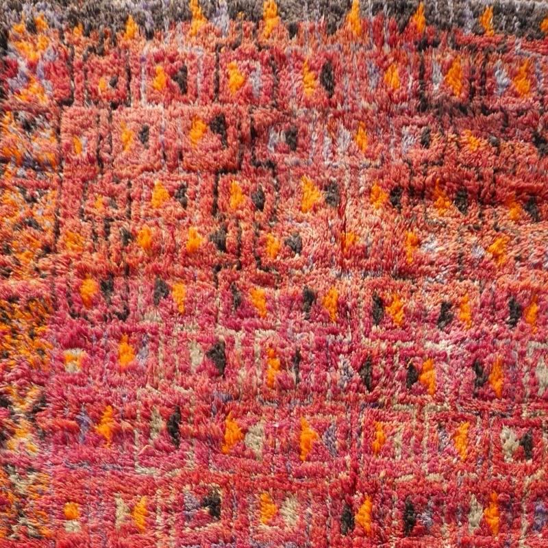 Vintage Moroccan Berber Rug Beni Mguild Tribe at 1stDibs