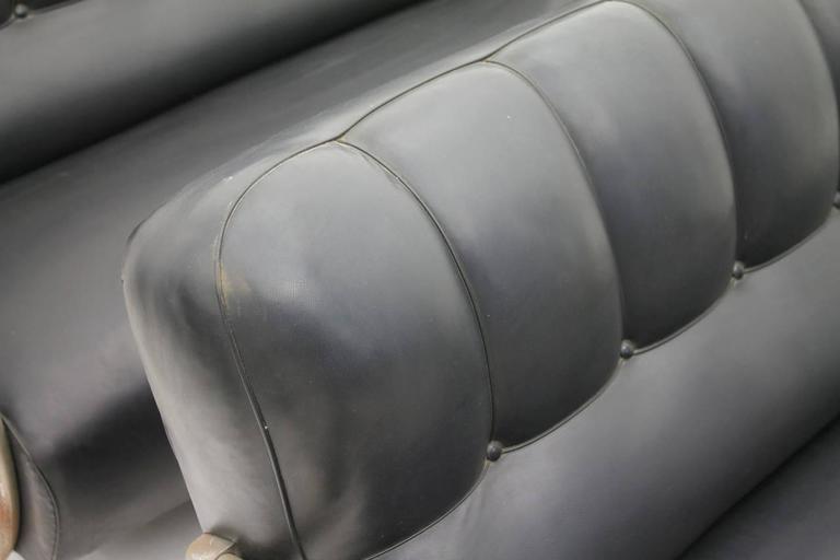 Rare Set of Four Steel Tube Sofas from the Early 1950s in Original ...
