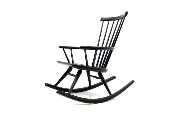 Rare Rocking Chair by Esko Pajamies "Prima Ballerina," Finland 1960s at ...