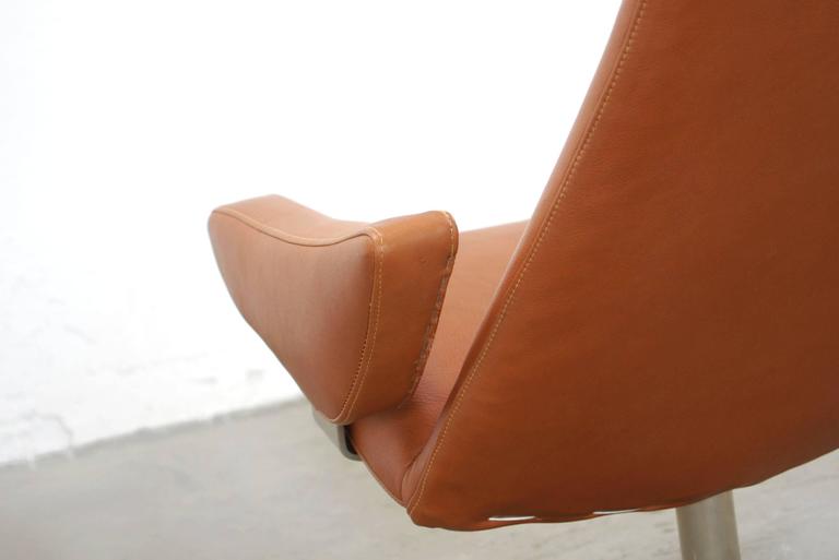 Swivel chair by Alf Svensson Dux Contourett Roto 60s For Sale at 1stDibs