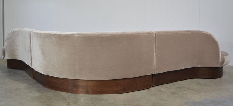 Milo Baughman Sectional Sofa at 1stDibs