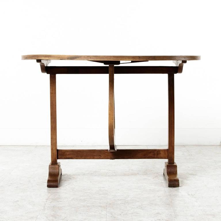 19th Century French Hand Pegged Walnut Vineyard Table or Wine Tasting ...