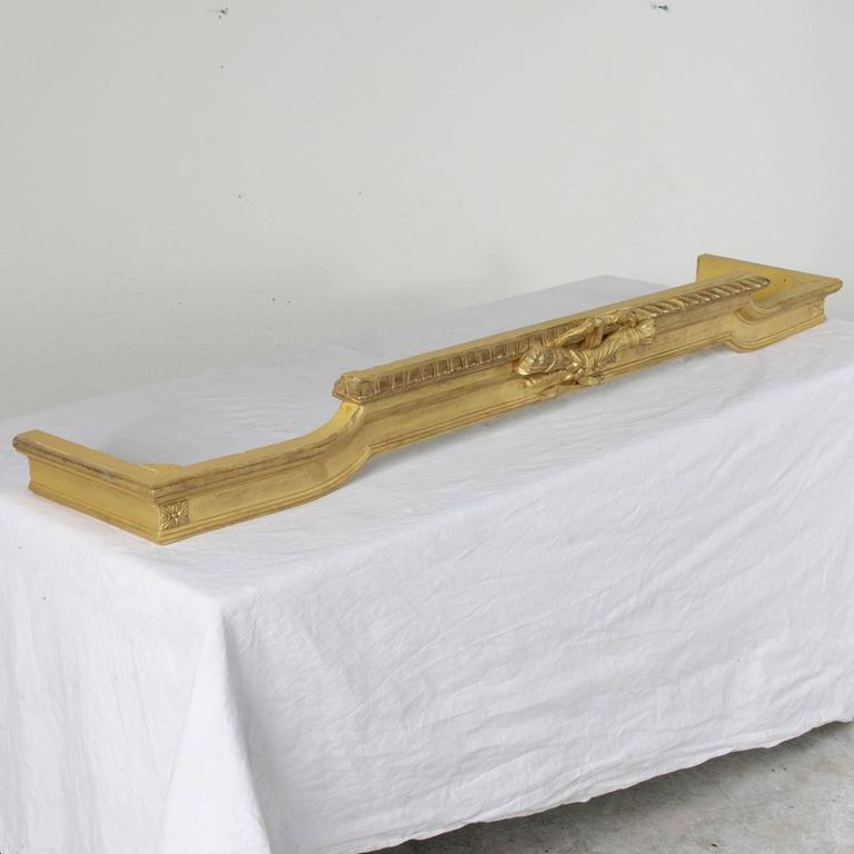 Pair of French 19th Century Louis XVI Giltwood Window Cornices Valances ...
