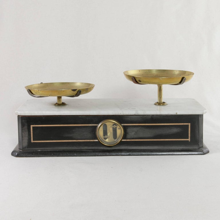 19th Century Napoleon III Period Set of Double Faced Pastry Scales ...