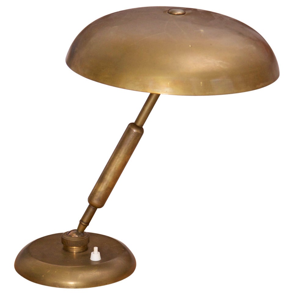 Table Lamp in Pigskin Leather Produced in Italy at 1stDibs