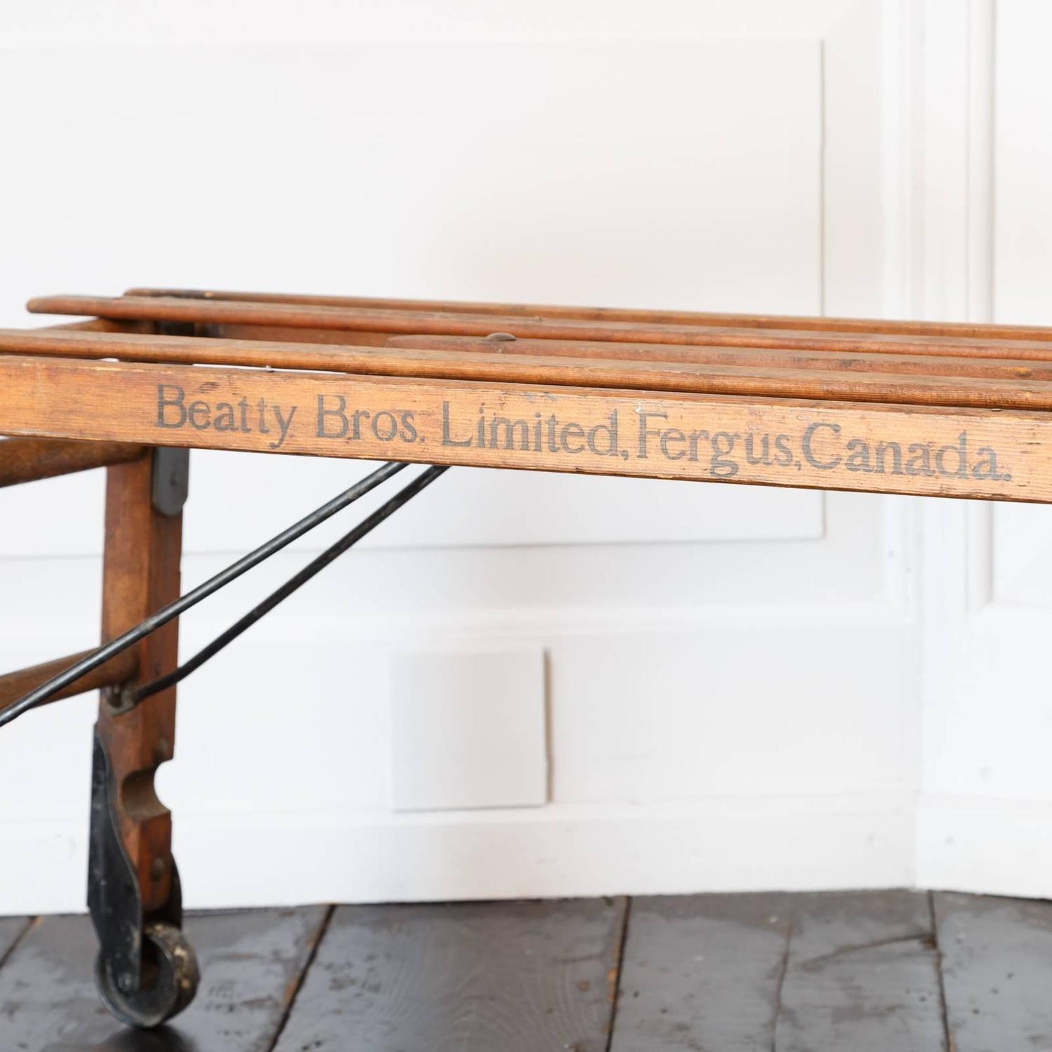 Beatty Bro's Vintage Washing Bench at 1stdibs