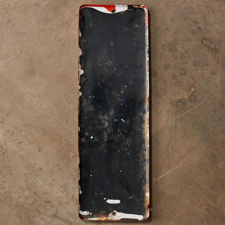 Vintage Japanese Enamel Sign at 1stDibs