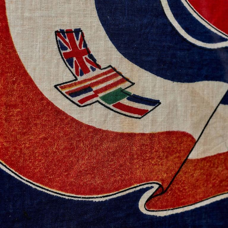 George VI Coronation Banner, circa 1937 at 1stDibs