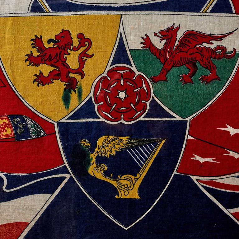 George VI Coronation Banner, circa 1937 at 1stDibs