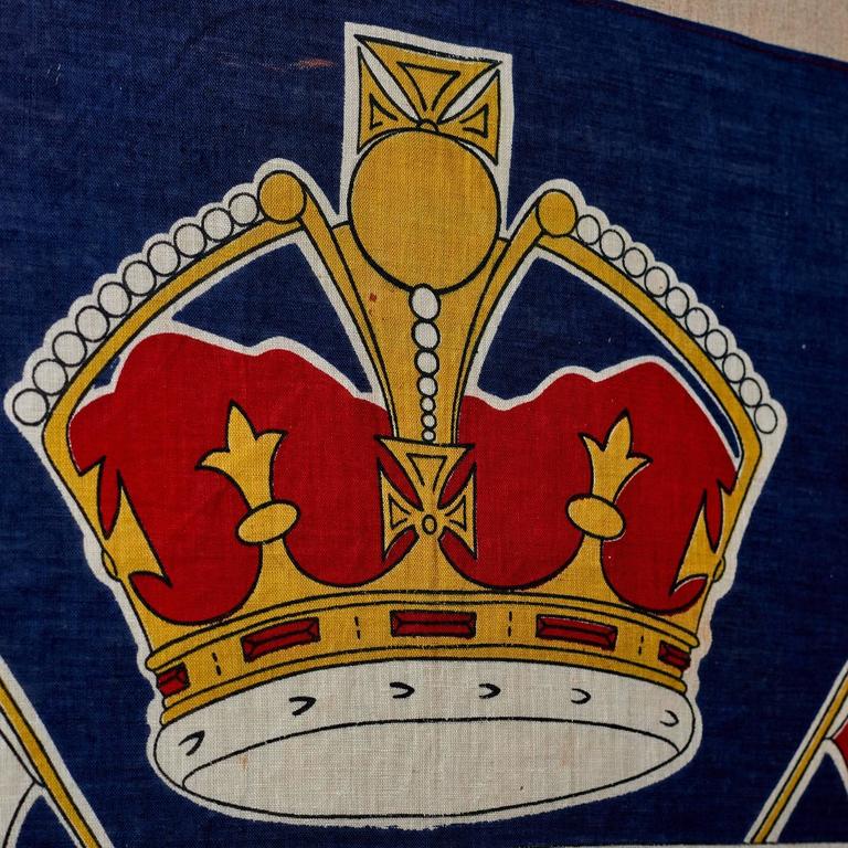 George VI Coronation Banner, circa 1937 at 1stDibs