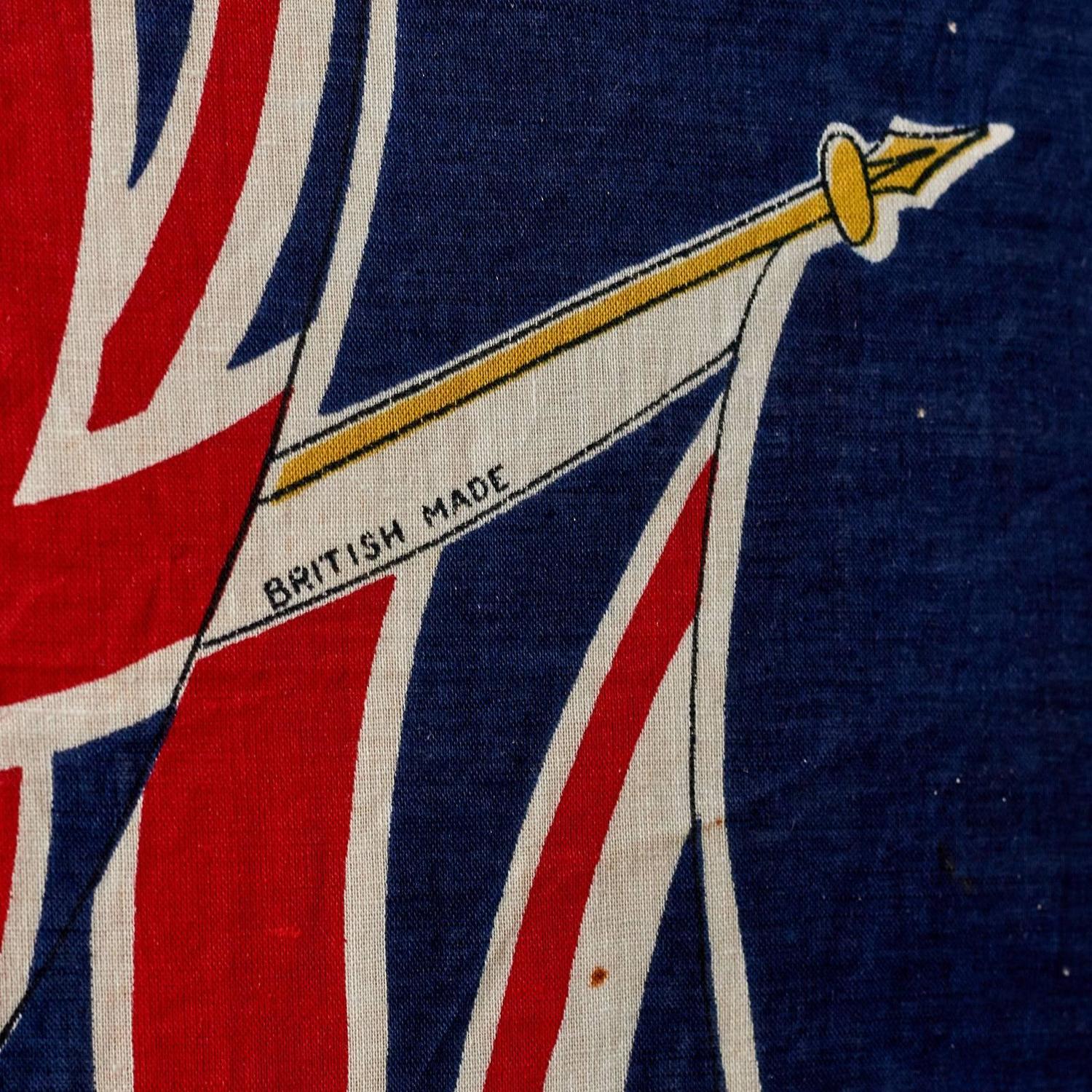 George VI Coronation Banner, circa 1937 For Sale at 1stdibs