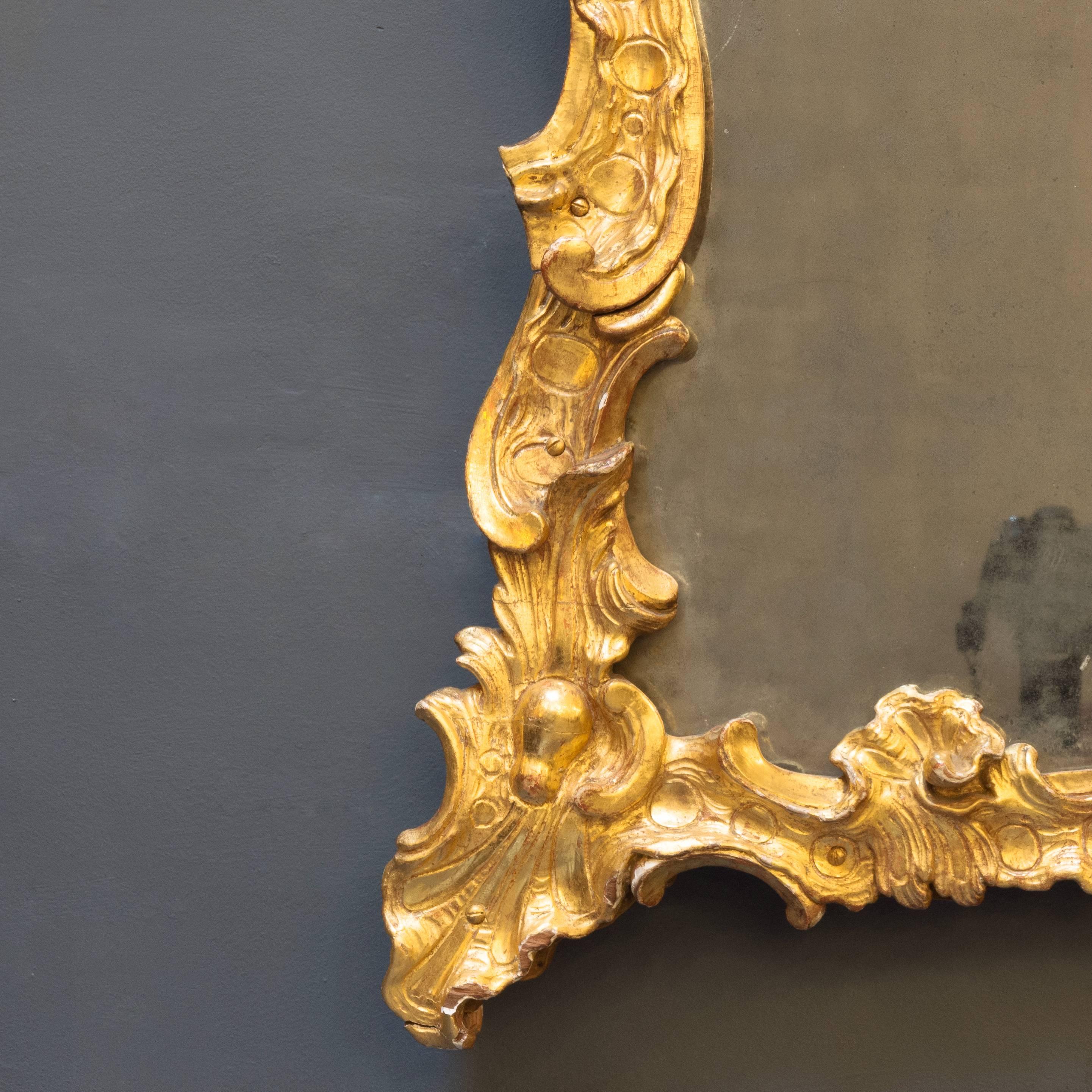 Large Italian Rococo Mirror at 1stDibs