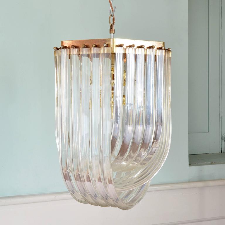 Lucite Pendant Light at 1stDibs