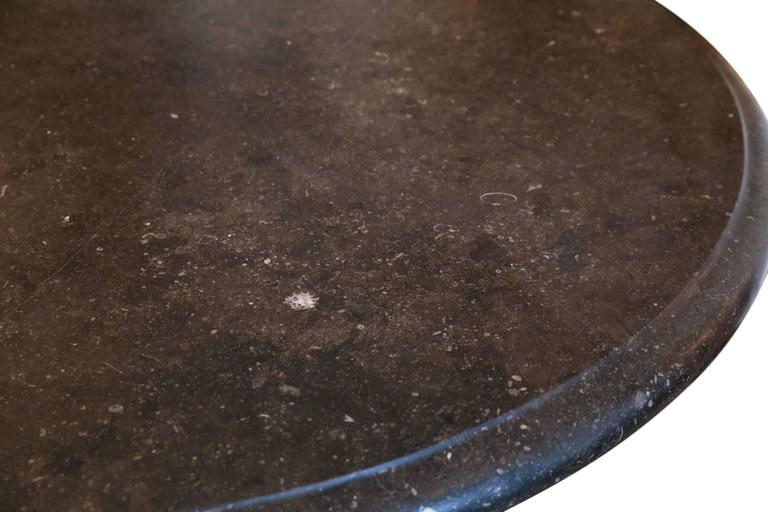 Belgian Round Bluestone Top Table at 1stDibs