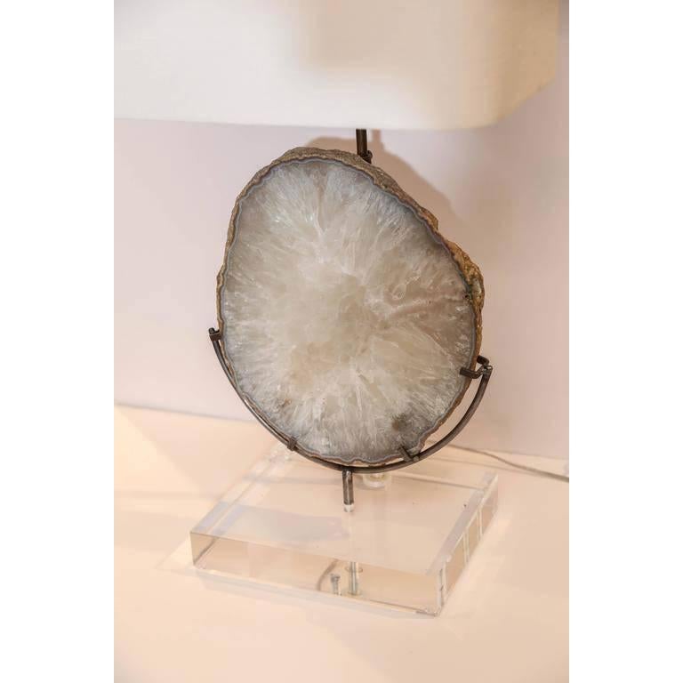 Agate Lamp at 1stDibs | agate lamp base