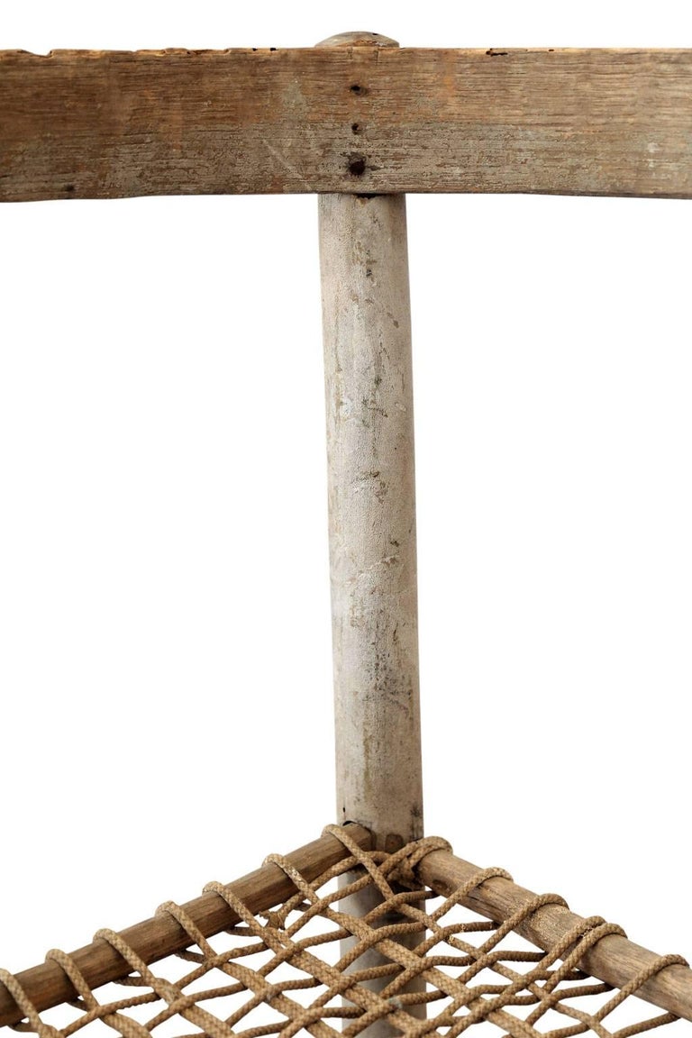 19th Century Primitive Roundabout Chair For Sale at 1stDibs