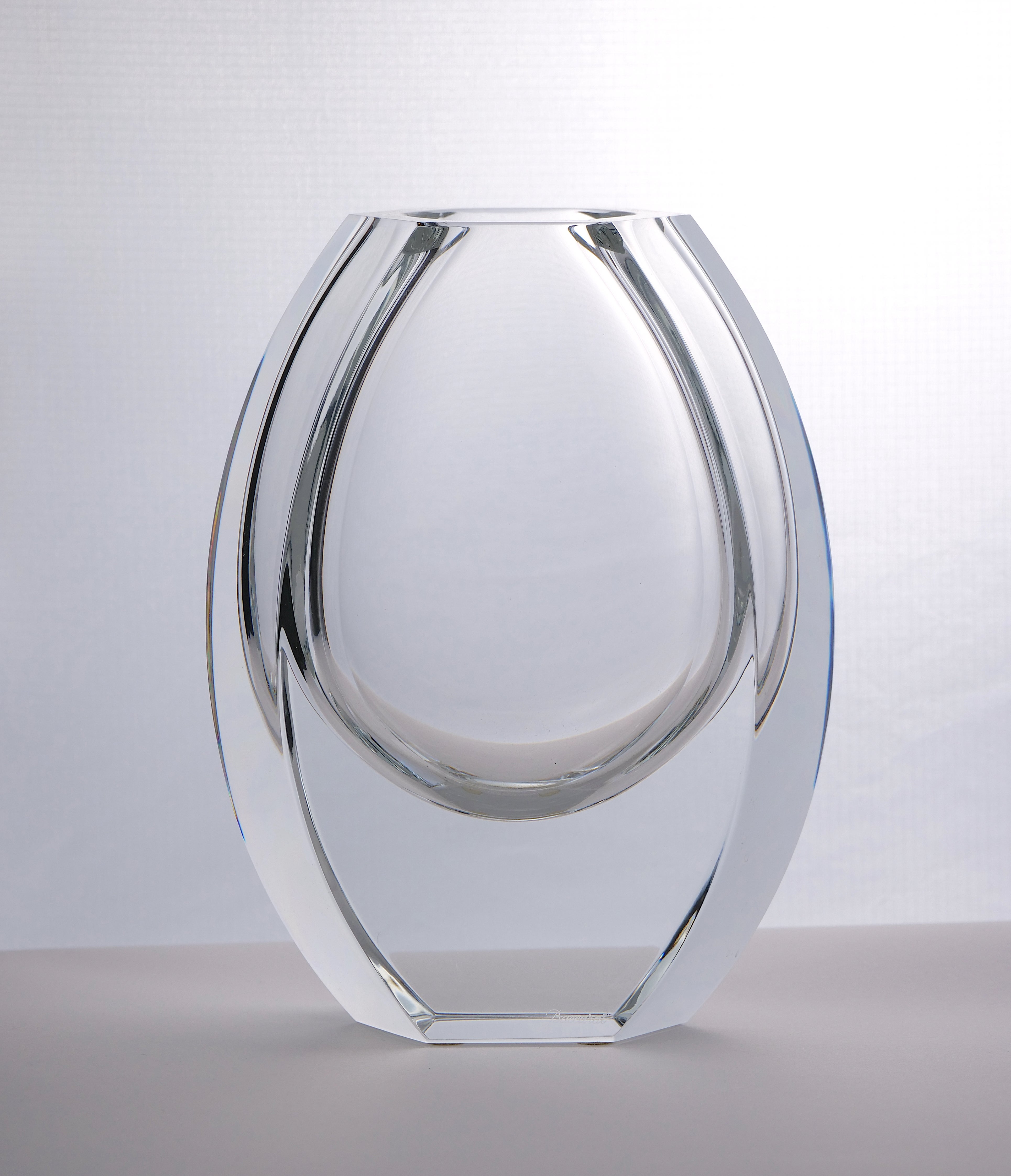Baccarat Crystal "Heritage Pontil" Vase, France, Modern at 1stDibs
