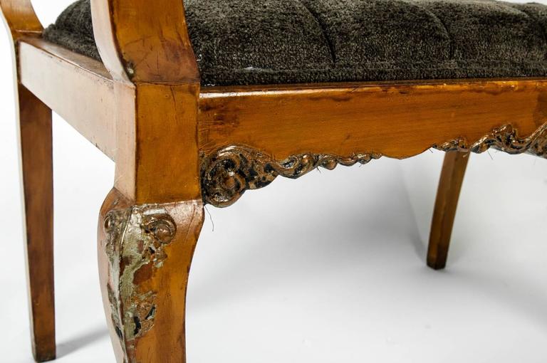 Antique French Entry Bench For Sale at 1stDibs