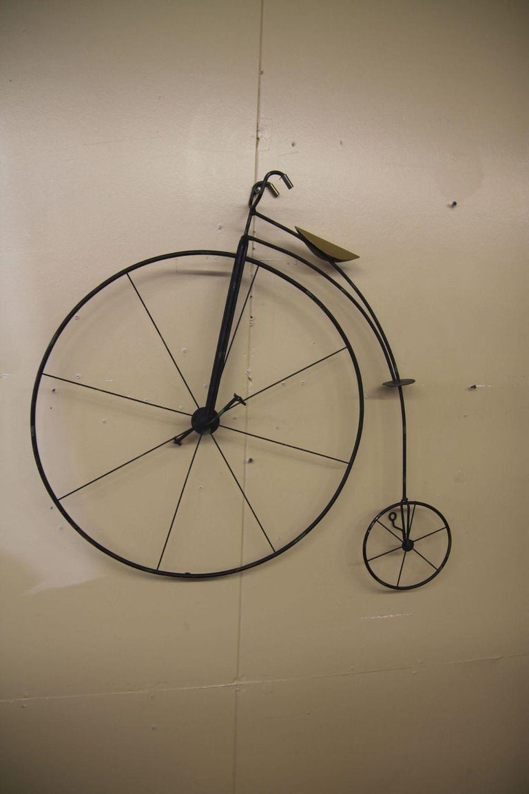 Curtis Jere High Wheel Bike Sculpture For Sale at 1stDibs