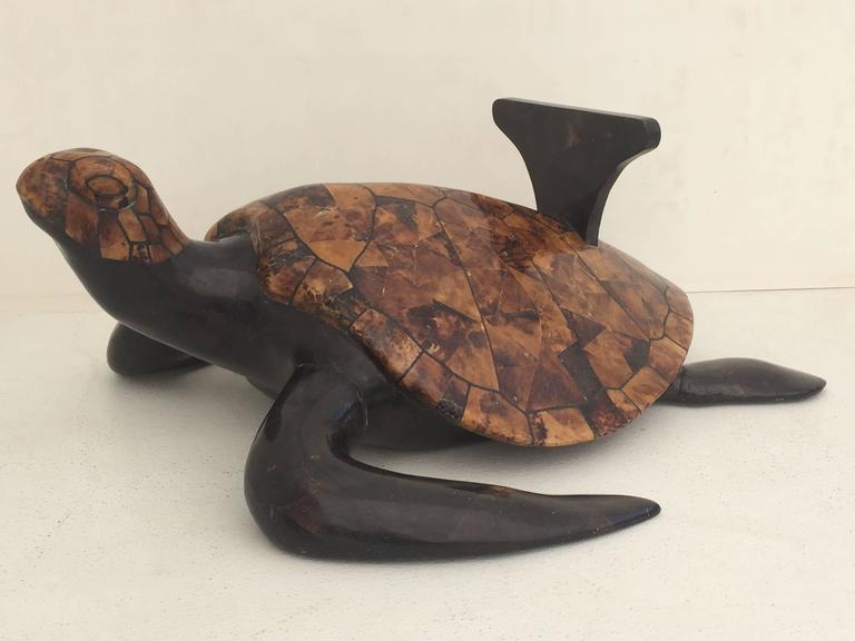Tessellated Coconut Shell Turtle Coffee Table at 1stDibs | coconut ...