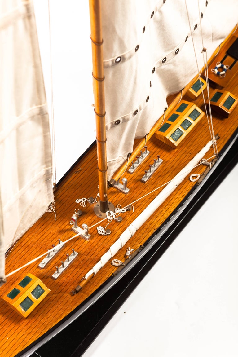 Large-Scale Pond Yacht Model For Sale at 1stDibs