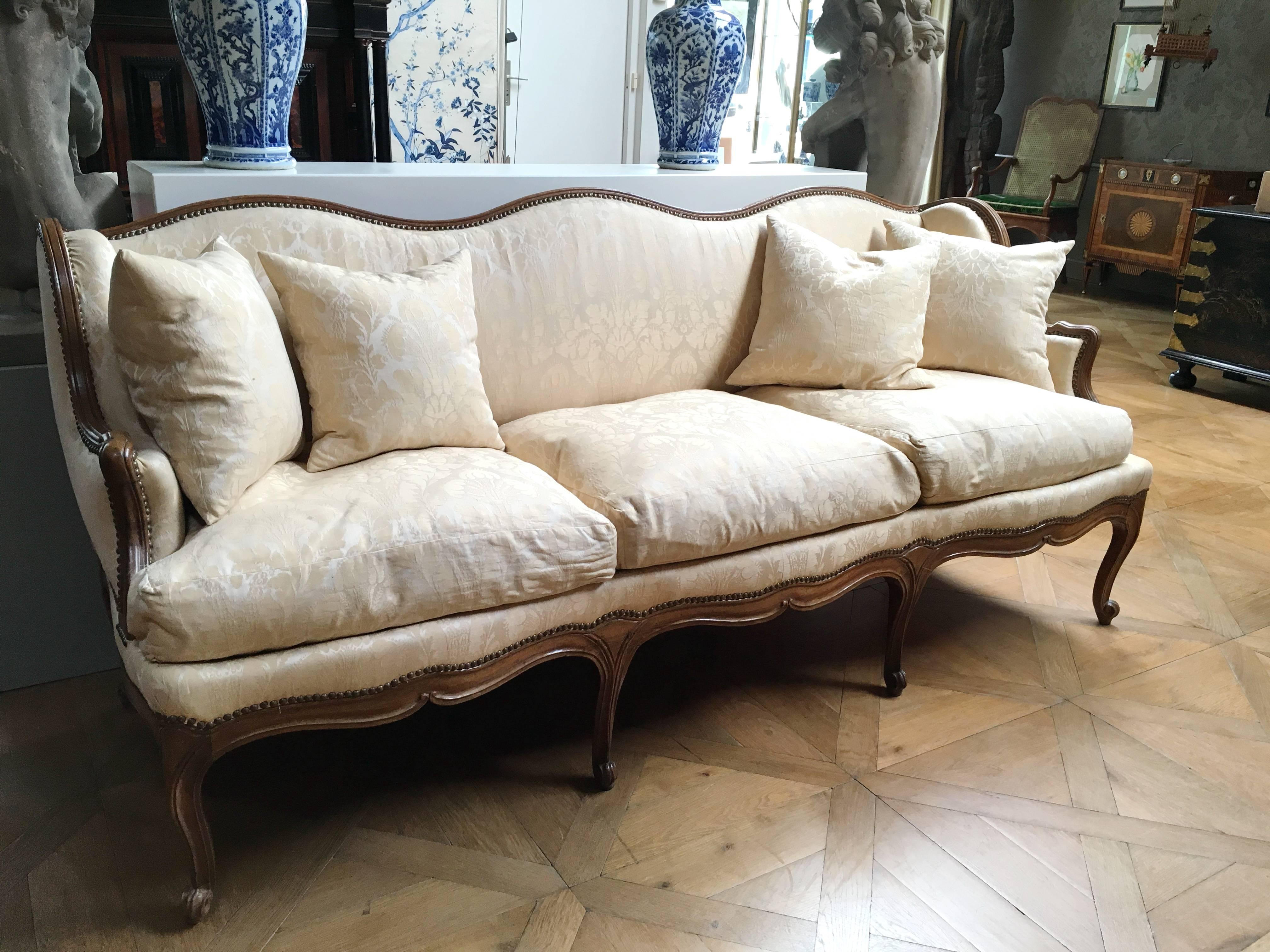 French Regency Canapé with Two Fauteuils For Sale at 1stDibs